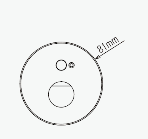 Step Light w/Sensor Liona Round - LED Light Warehouse