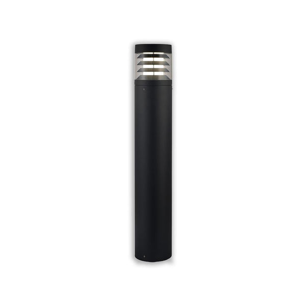 Exterior Aluminium Black Bollard 800M - LED Light Warehouse